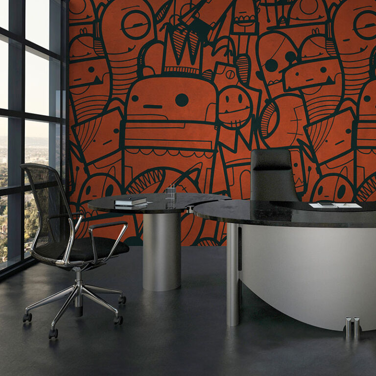 Robotag Orange - Robin Sprong Wallpapers